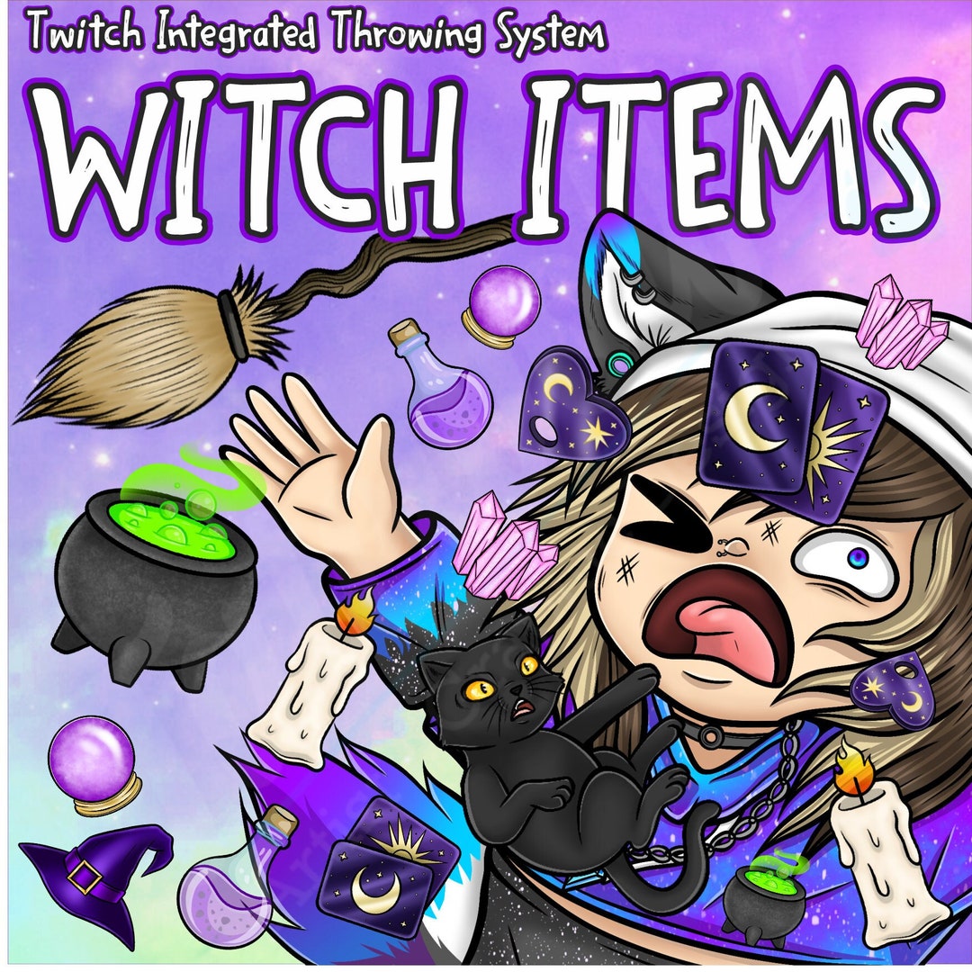 Vtuber Asset - Witch Item Throwables - Etsy