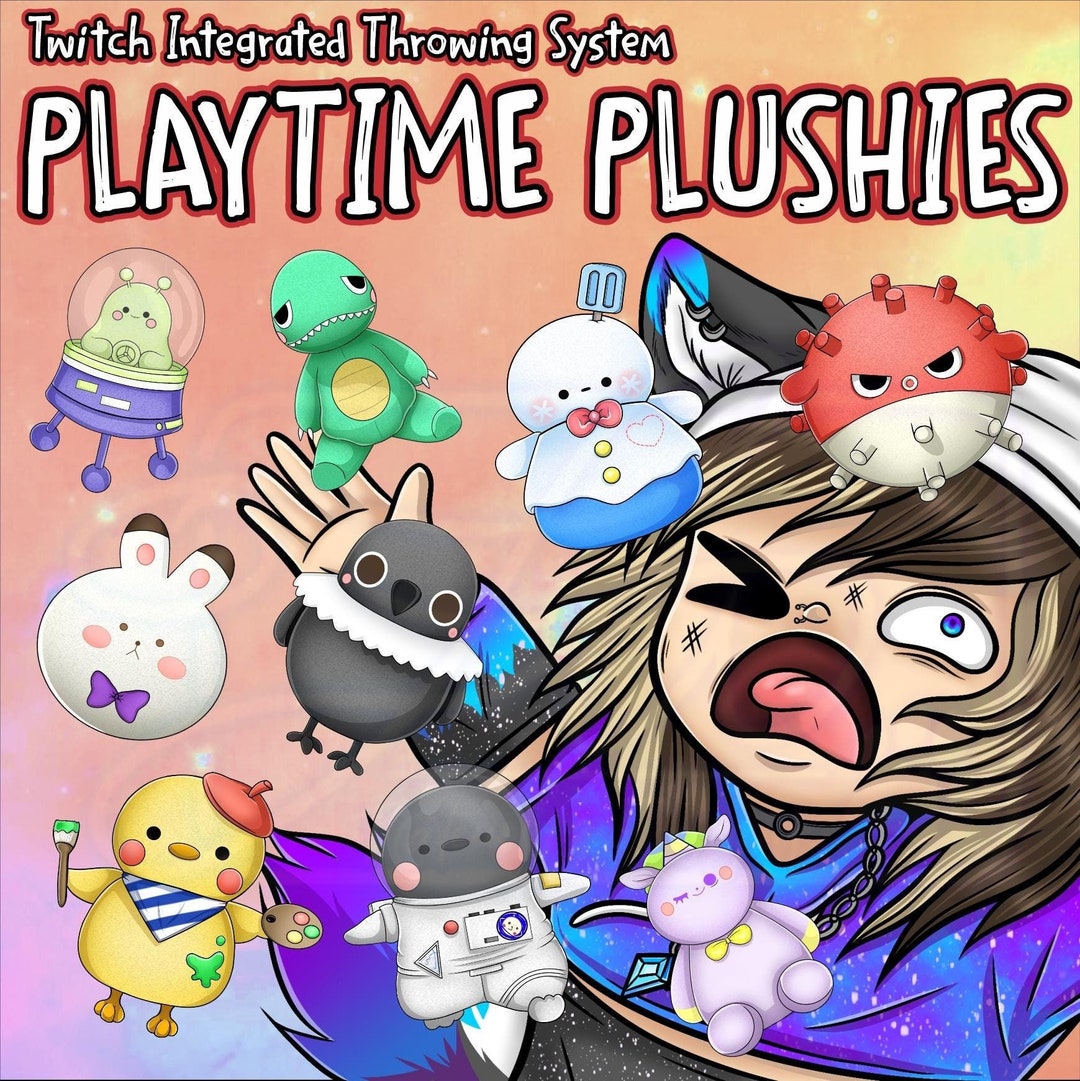 Vtuber Asset - Playtime Plushie Throwables - Etsy