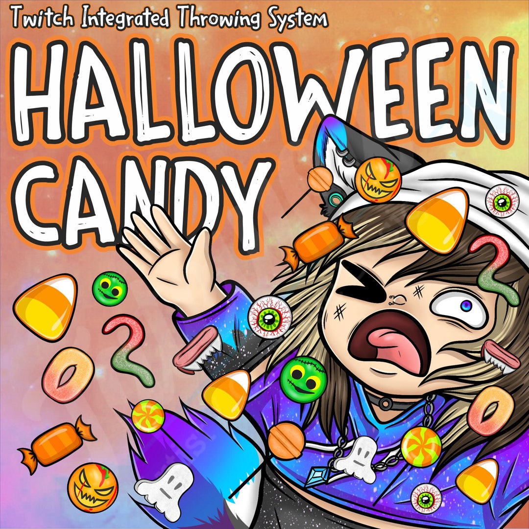 Vtuber Asset - Halloween Candy Throwables - Etsy