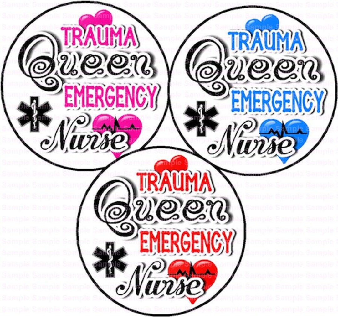 Trauma Queen ER Nurse Bottle Cap Images 4x6 Bottlecap Collage ...