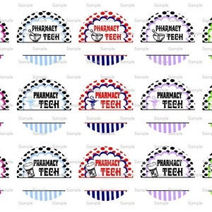 Editable Pharmacy Tech Bottle Cap Images 4x6 Bottlecap Collage ...