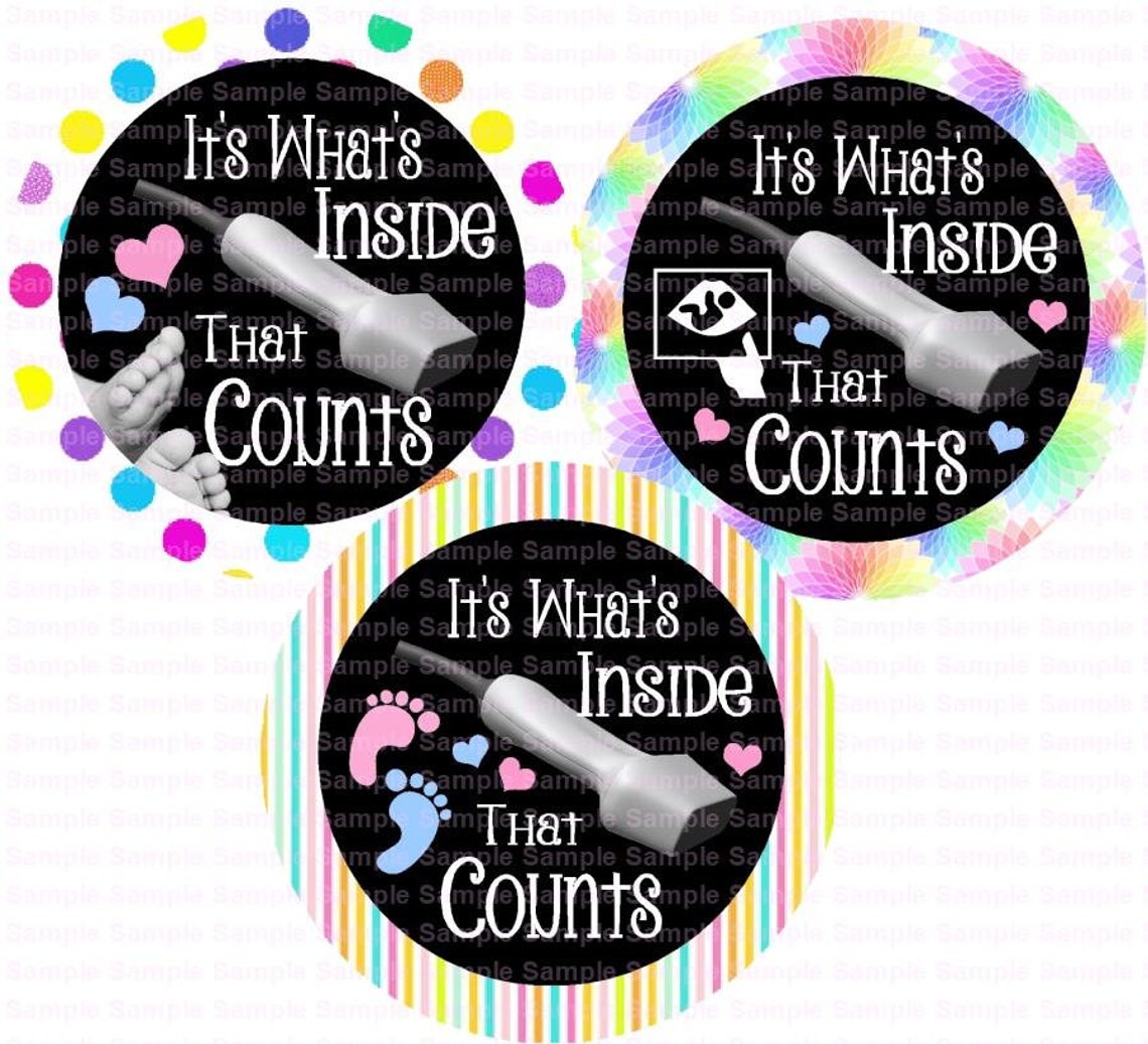 Ultrasound Its Whats Inside That Counts Bottle Cap Images 4x6 - Etsy