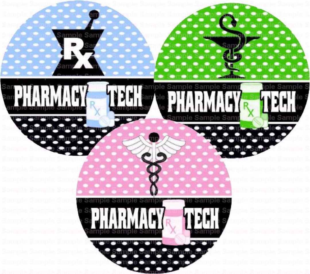 Pharmacy Tech (4) Bottle Cap Images 4x6 Bottlecap Collage Scrapbooking ...