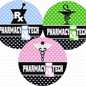 Pharmacy Tech (4) Bottle Cap Images 4x6 Bottlecap Collage Scrapbooking ...