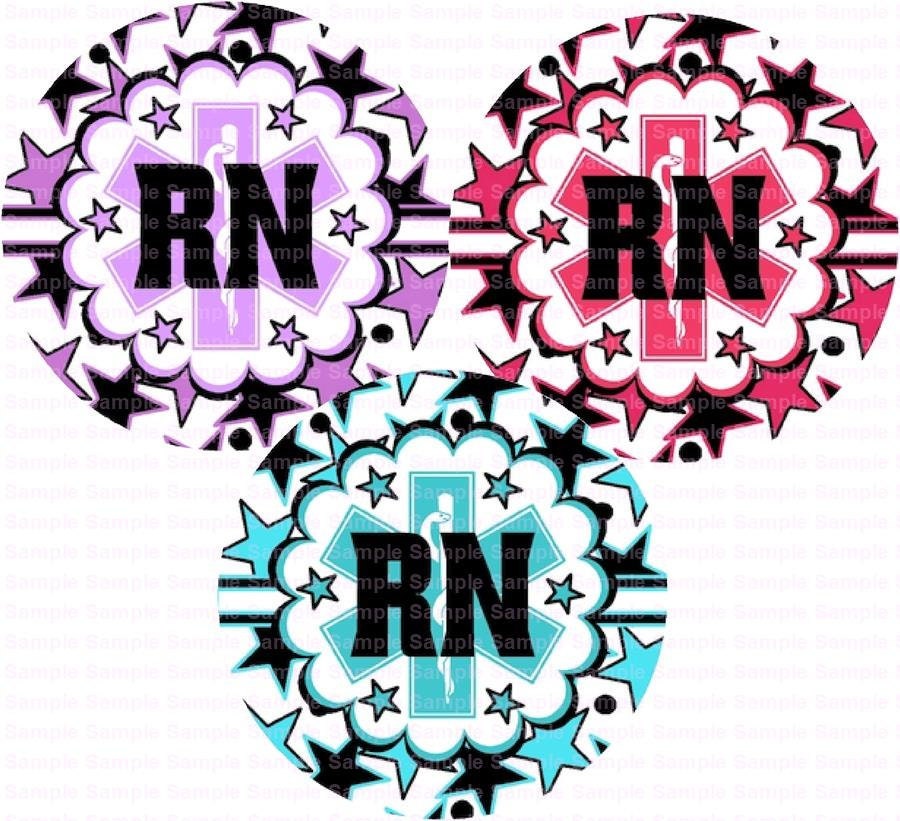 Nurse RN Stars Bottle Cap Images 4x6 Bottlecap Collage - Etsy