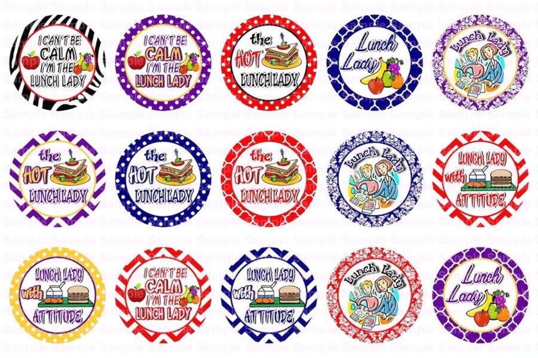 Lunch Lady Bottle Cap Images 4x6 Bottlecap Collage Scrapbooking Jewelry ...