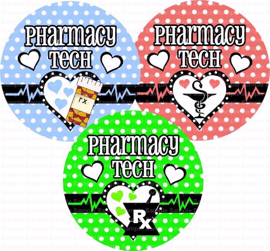 Pharmacy Tech (8) Bottle Cap Images 4x6 Bottlecap Collage Scrapbooking ...
