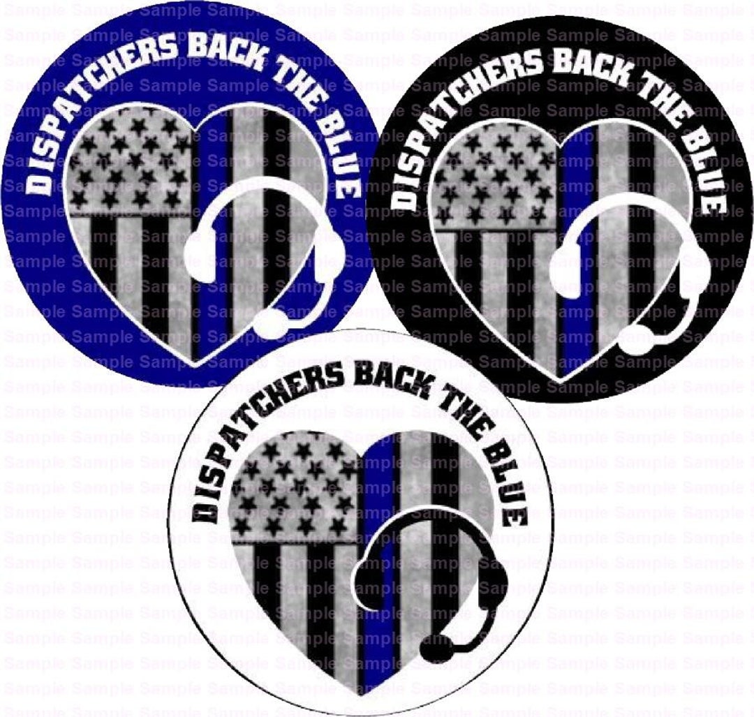 Dispatchers Back the Blue Bottle Cap Images 4x6 Bottlecap Collage ...