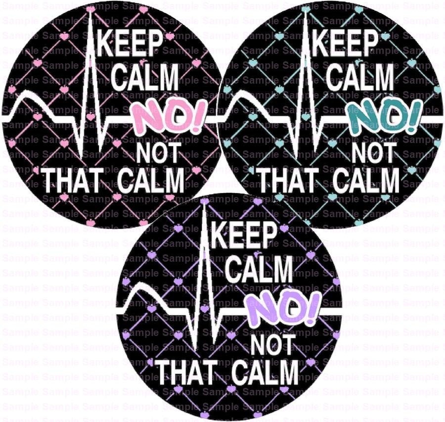 Keep Calm EKG Bottle Cap Images 4x6 Bottlecap Collage - Etsy