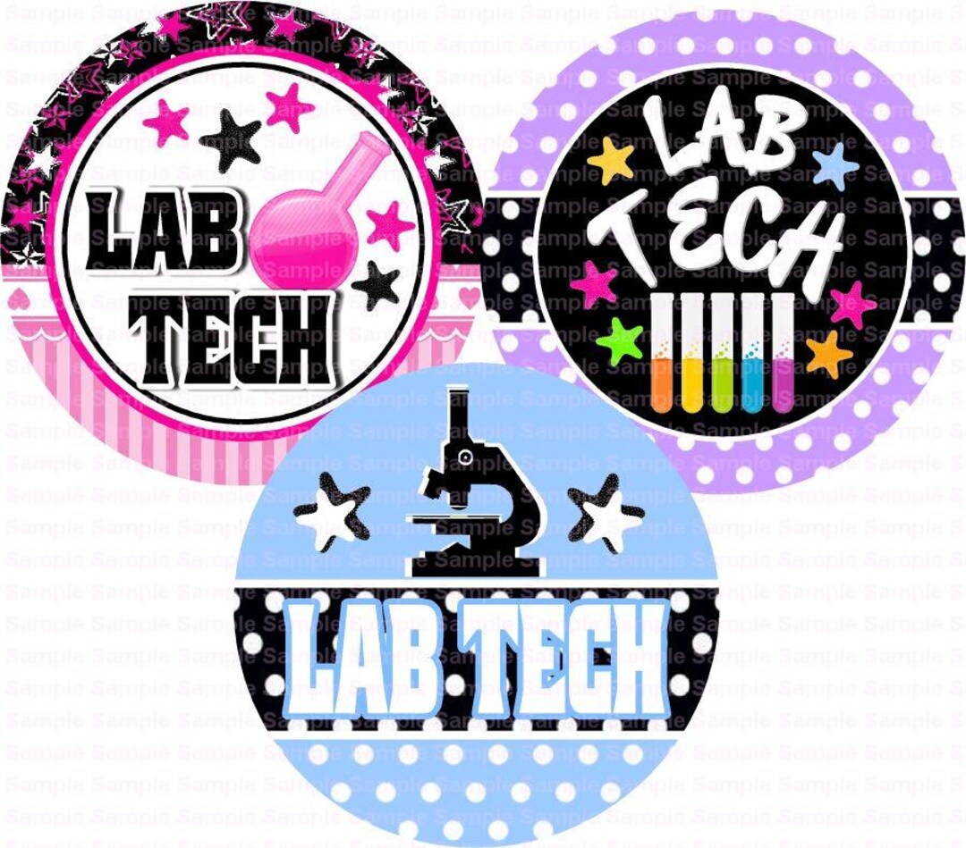 Lab Tech (5) Bottle Cap Images 4x6 Bottlecap Collage Scrapbooking ...