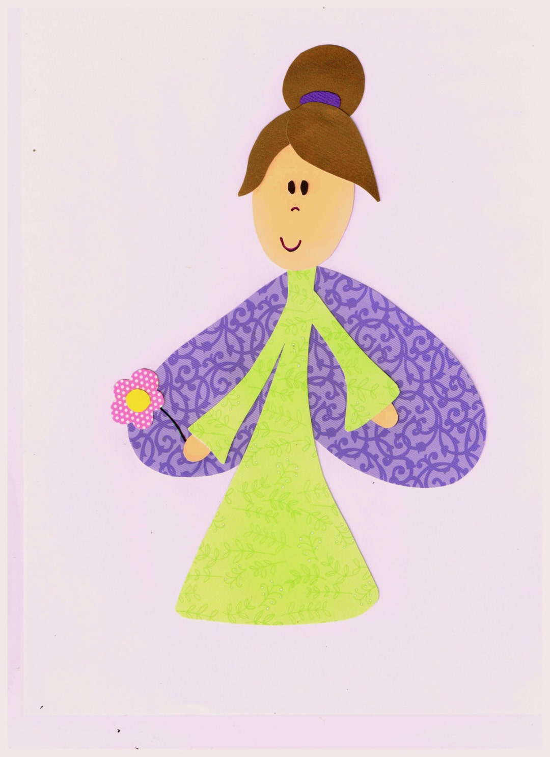 Cute Fairy 2 Applique Template / Pattern for Quilting, Wall Hangings ...