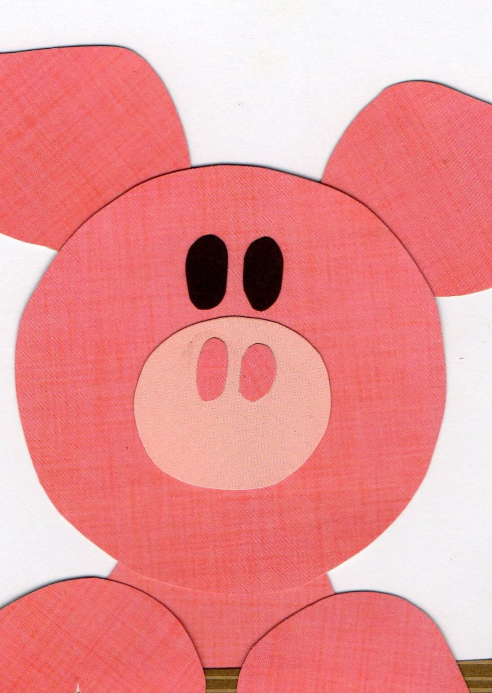 Applique Template Farm Animal Pig - Etsy
