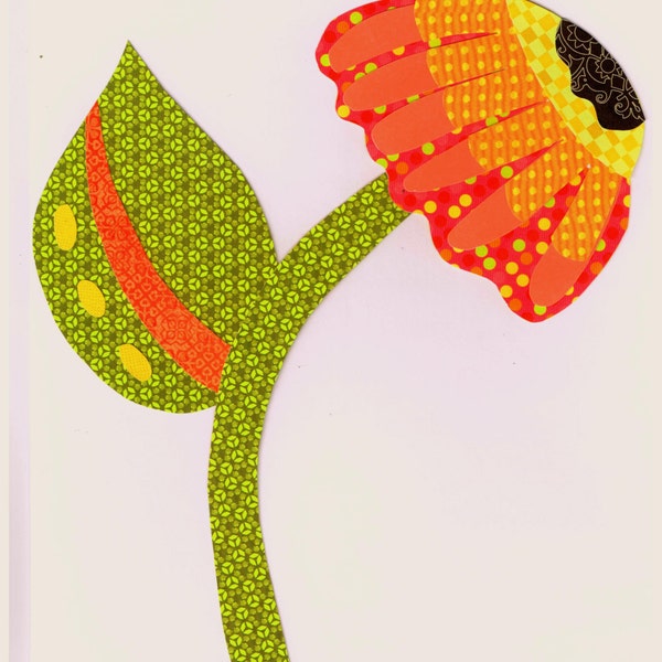 Flower Garden Quilt Template - Etsy