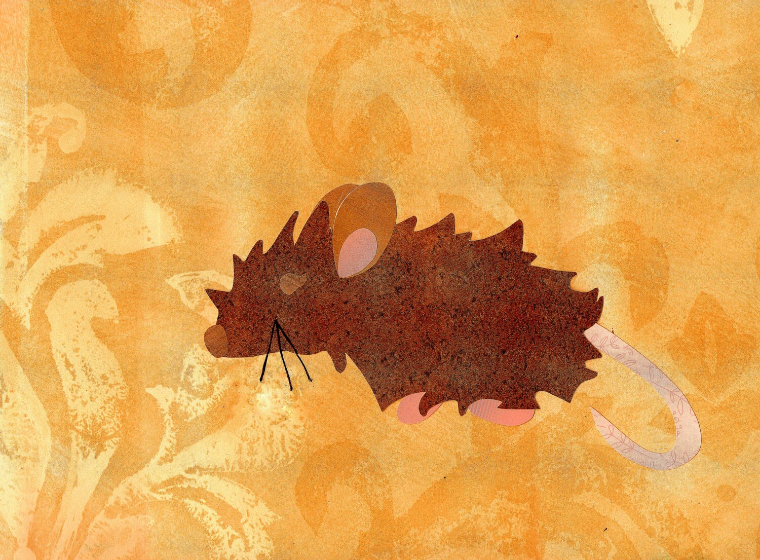 Farm Animal Mouse Applique Template - Etsy