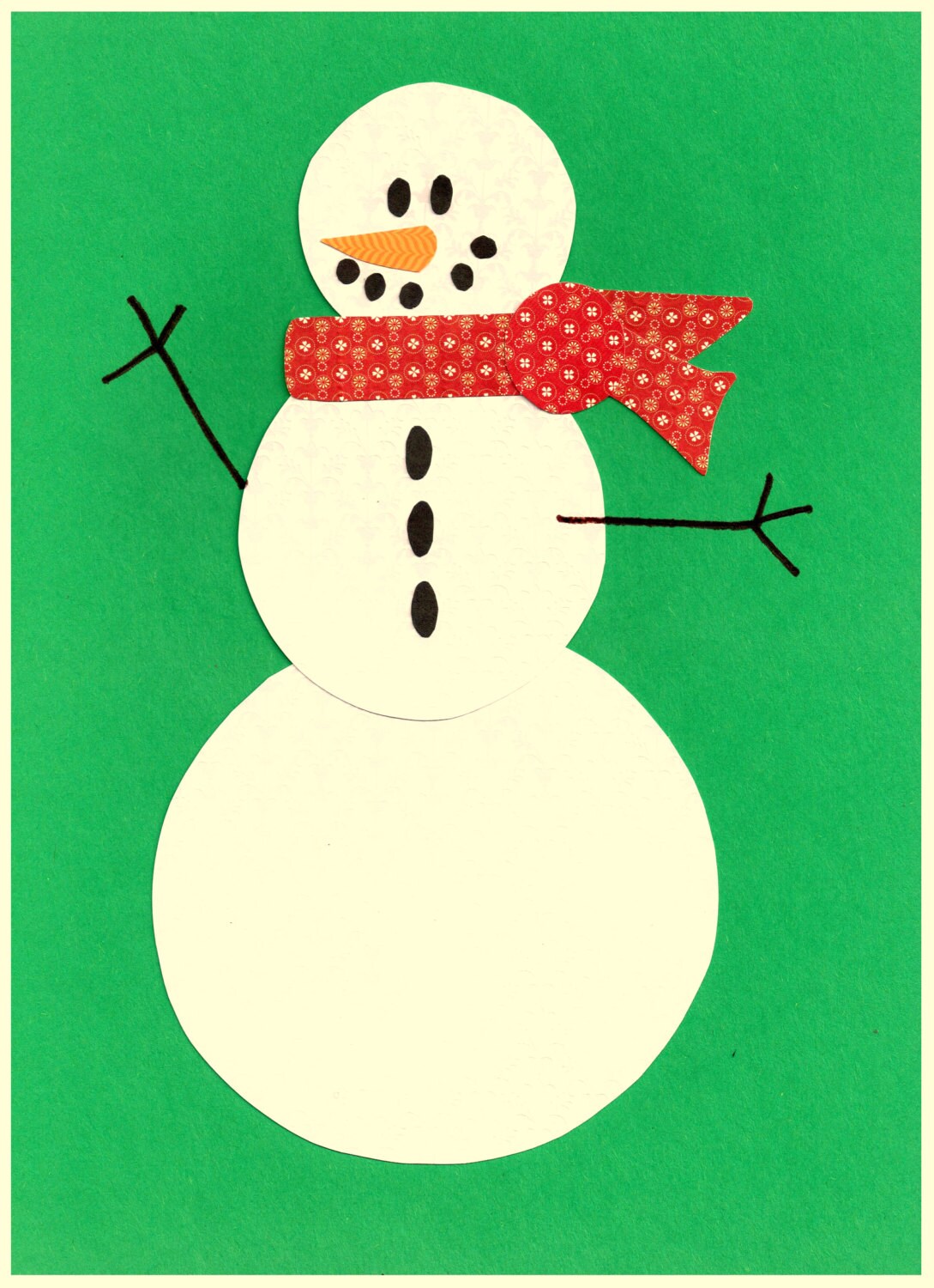 Set of Three Winter Snowmen Applique Patterns / Templates for Quilts ...