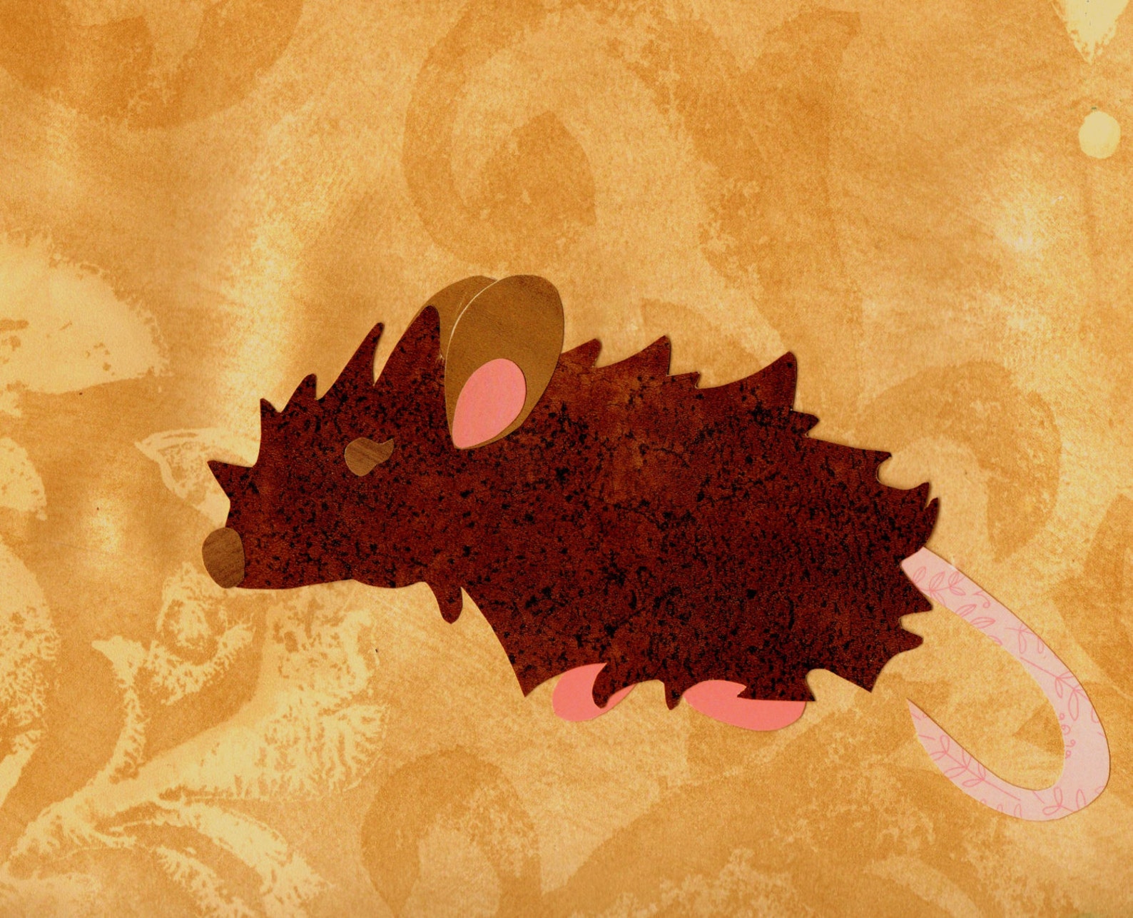 Farm Animal Mouse Applique Template - Etsy