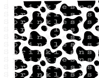 Cow Print Stencil. - Etsy