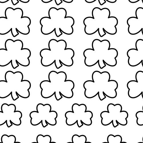 Shamrock Royal Icing Template - Etsy