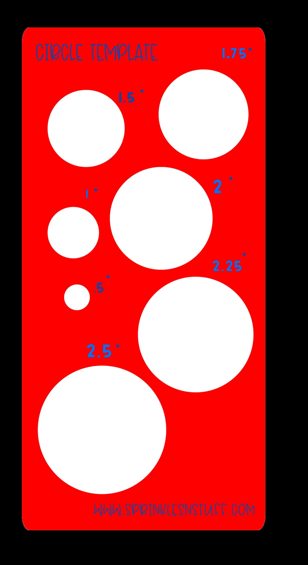 Clear Acrylic Shape Template - Etsy