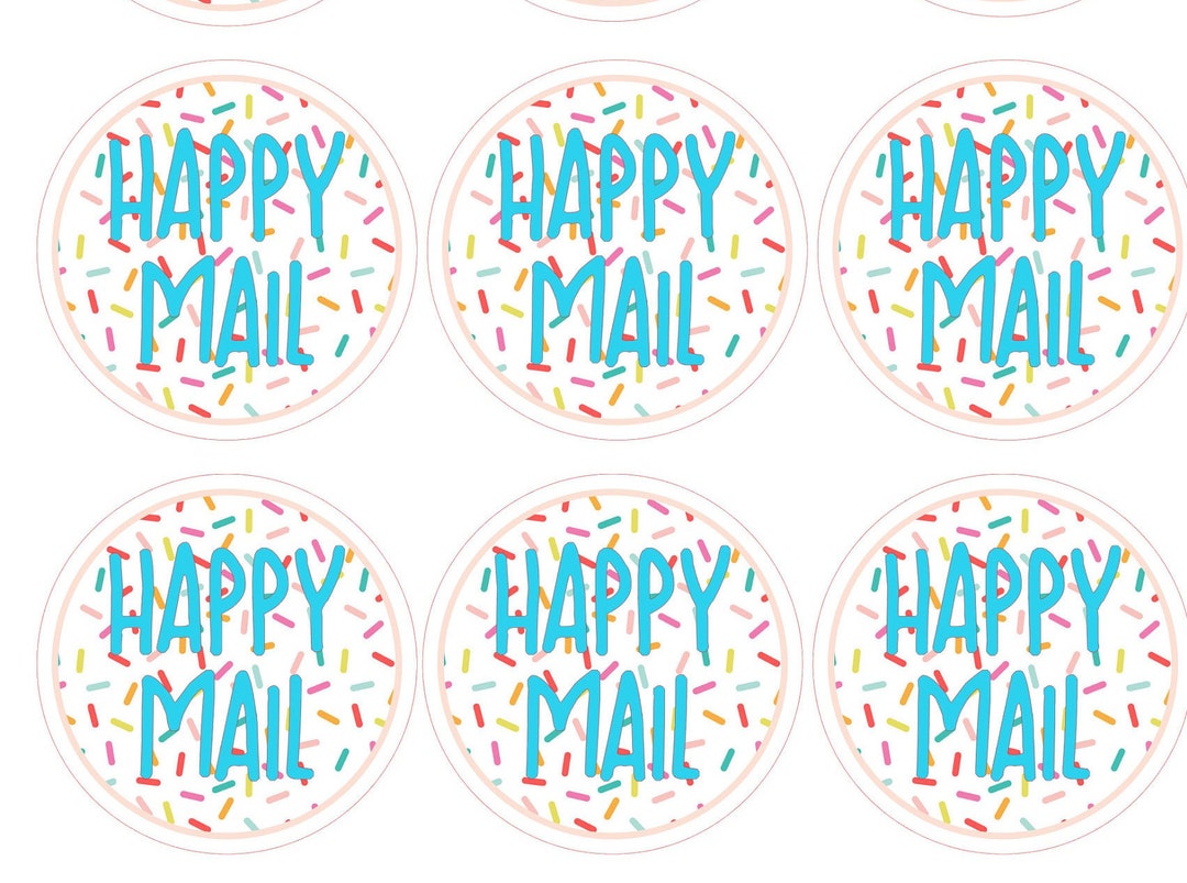 HAPPY MAIL Printable - Etsy
