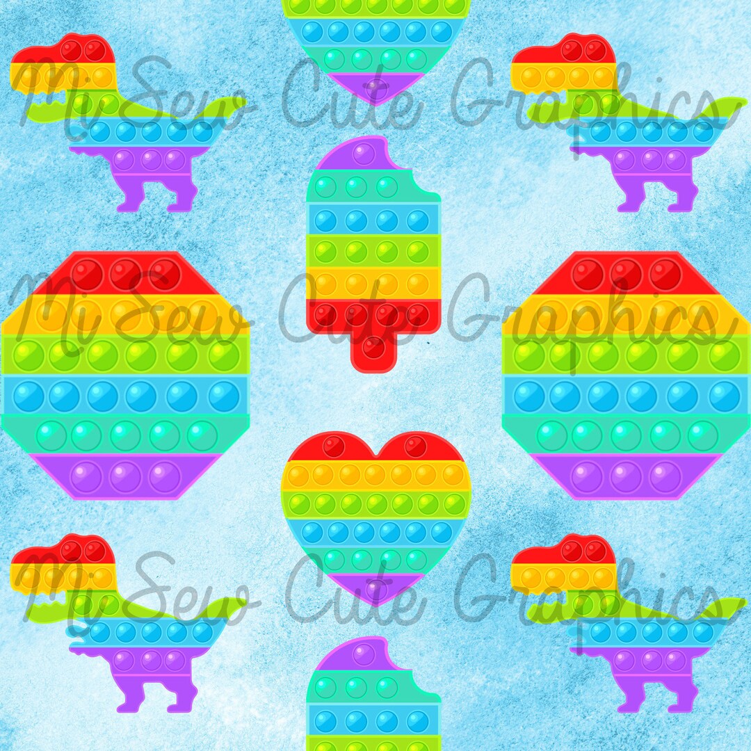 Seamless Fidget Design, Seamless Pop It Pattern, Seamless File, Digital ...