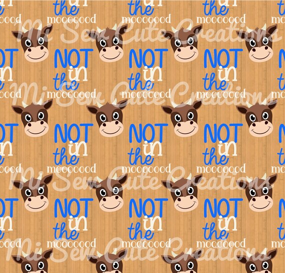 Seamless Adult Pattern Seamless Cow Pattern Seamless Design | Etsy