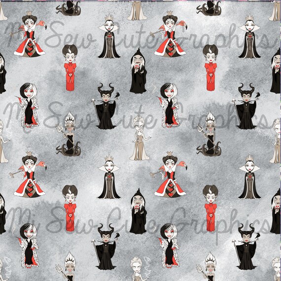 Seamless Villains Pattern Villains Pattern Seamless Pattern - Etsy