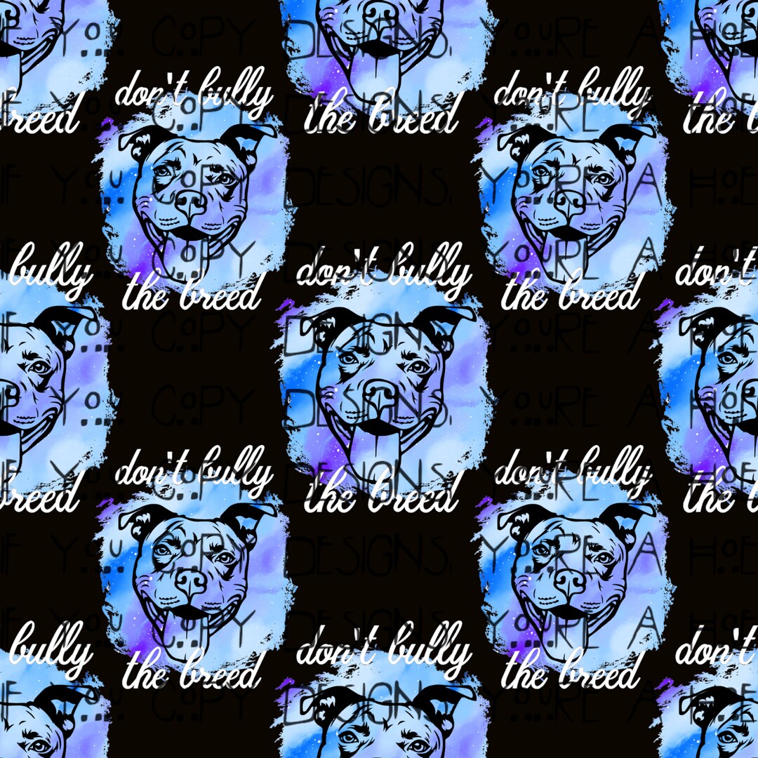 Pitbull Seamless Pattern, Dog Fabric Design (digital Design) - Etsy