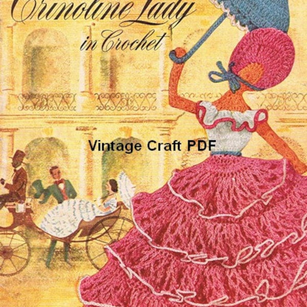 Crinoline Lady Crochet Pattern - Etsy