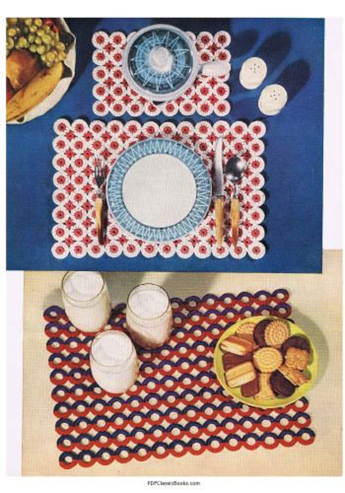 Kitchen Crochet Featuring Speed-cro-sheen, Coats & Clark Book No.304 ...