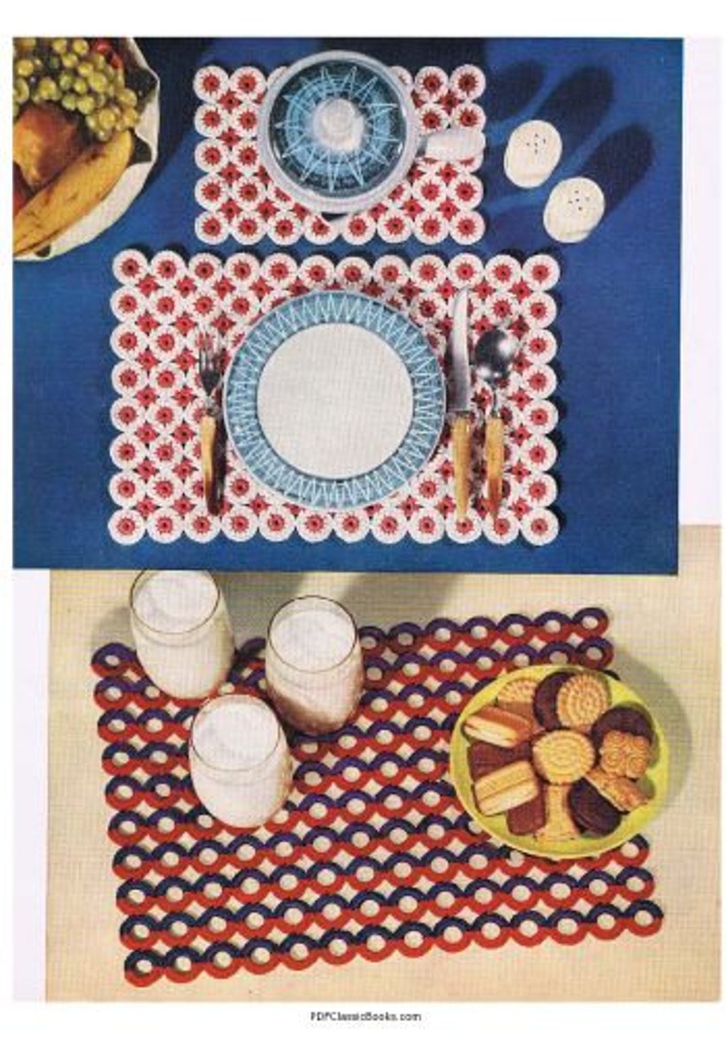 Kitchen Crochet Featuring Speed-cro-sheen, Coats & Clark Book No.304 ...