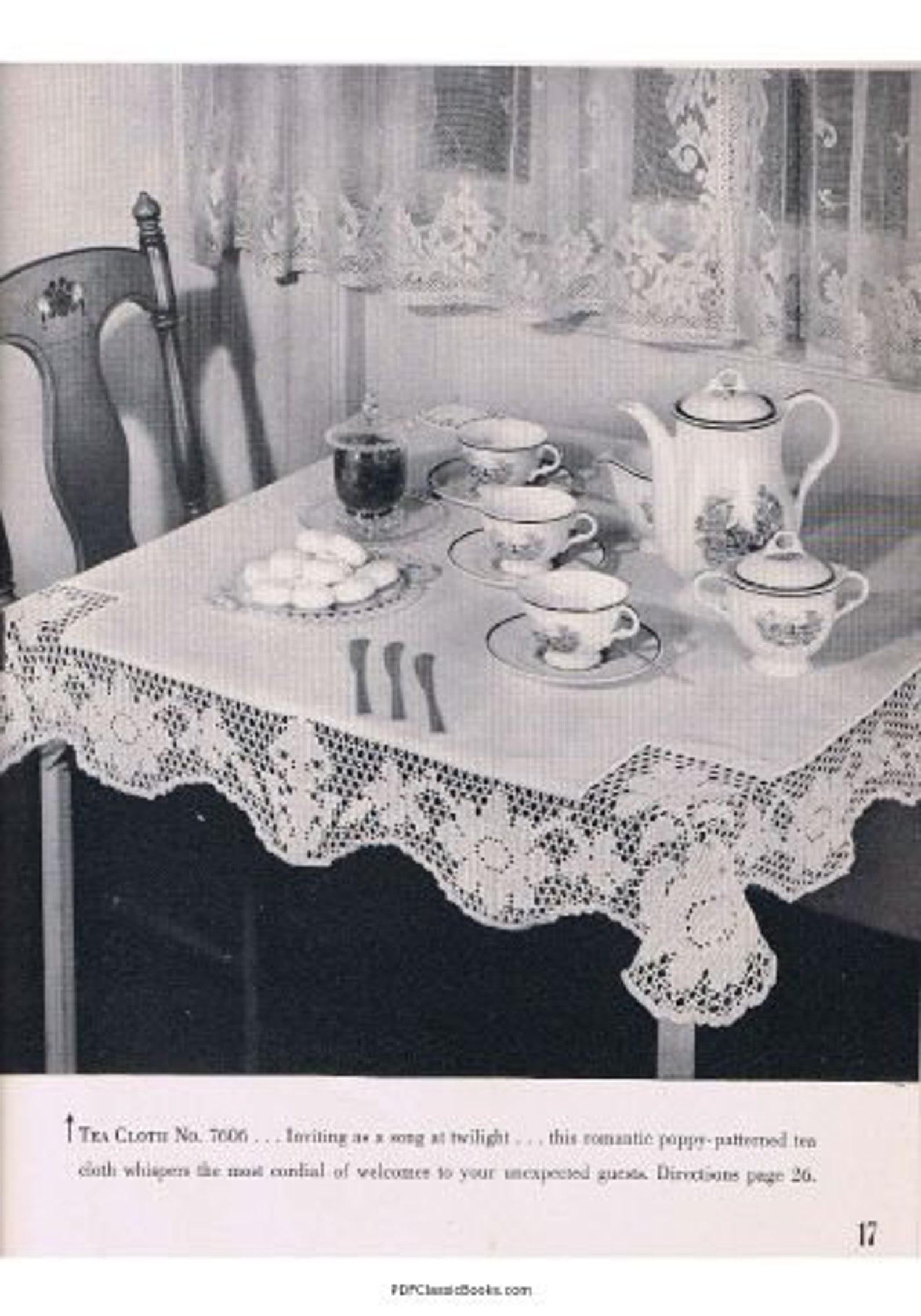 Crochet for Tables: 17 Ways to Glorify Your Tables, Coats & Clark Book ...