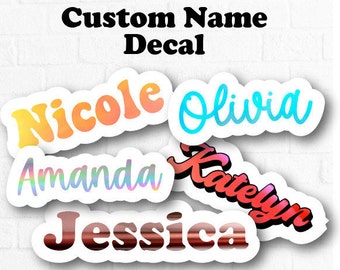 Custom Word Decal - Etsy