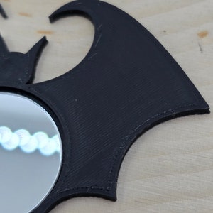 Halloween Dollhouse Haunted House Bat Mirror, Gothic Home Decor, Tiered ...