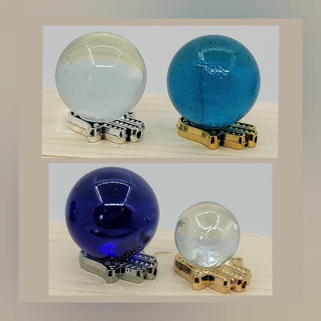 1:12 Scale Miniature Dollhouse Crystal Ball, Witch Future Teller ...