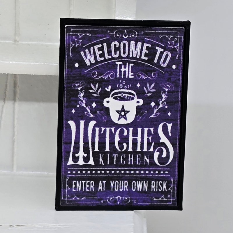 Kitchen Witch Sign - Etsy