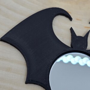 Halloween Dollhouse Haunted House Bat Mirror, Gothic Home Decor, Tiered ...