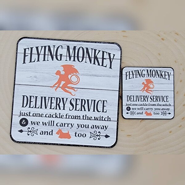 Flying Monkeys Sign - Etsy