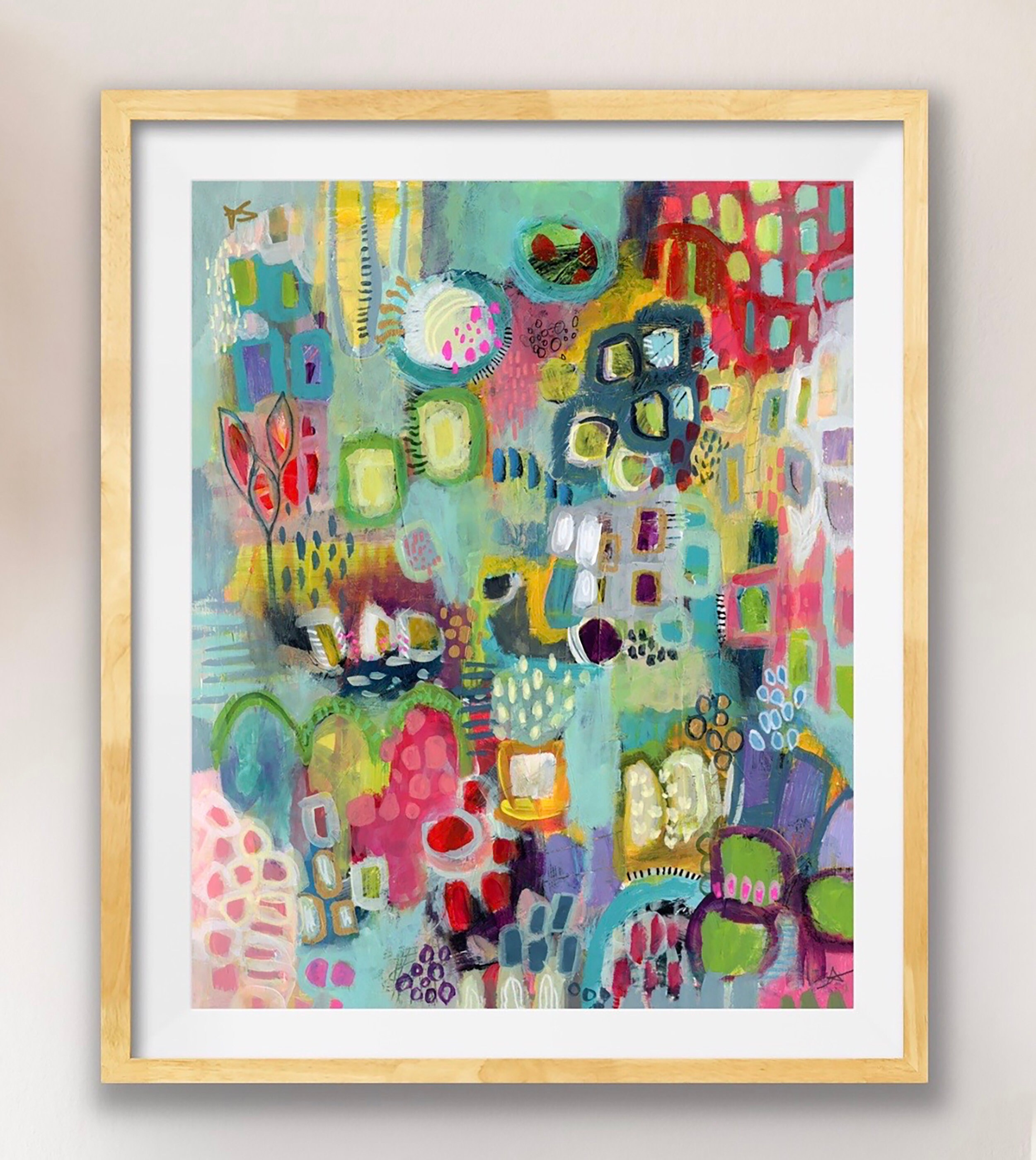 Unity in Bloom - Abstract Print - Etsy