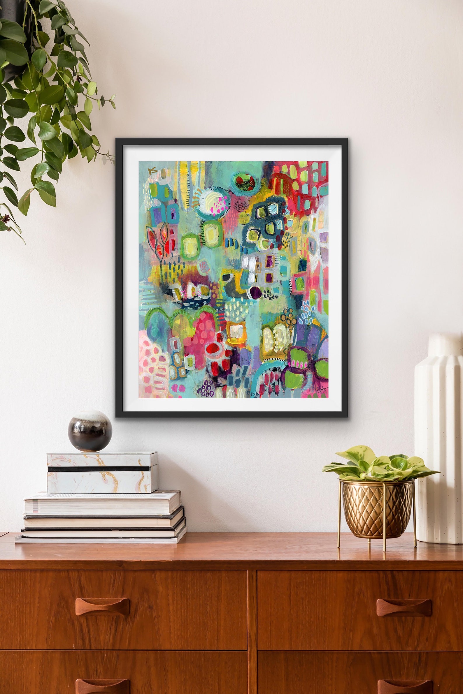 Unity in Bloom Abstract Print - Etsy