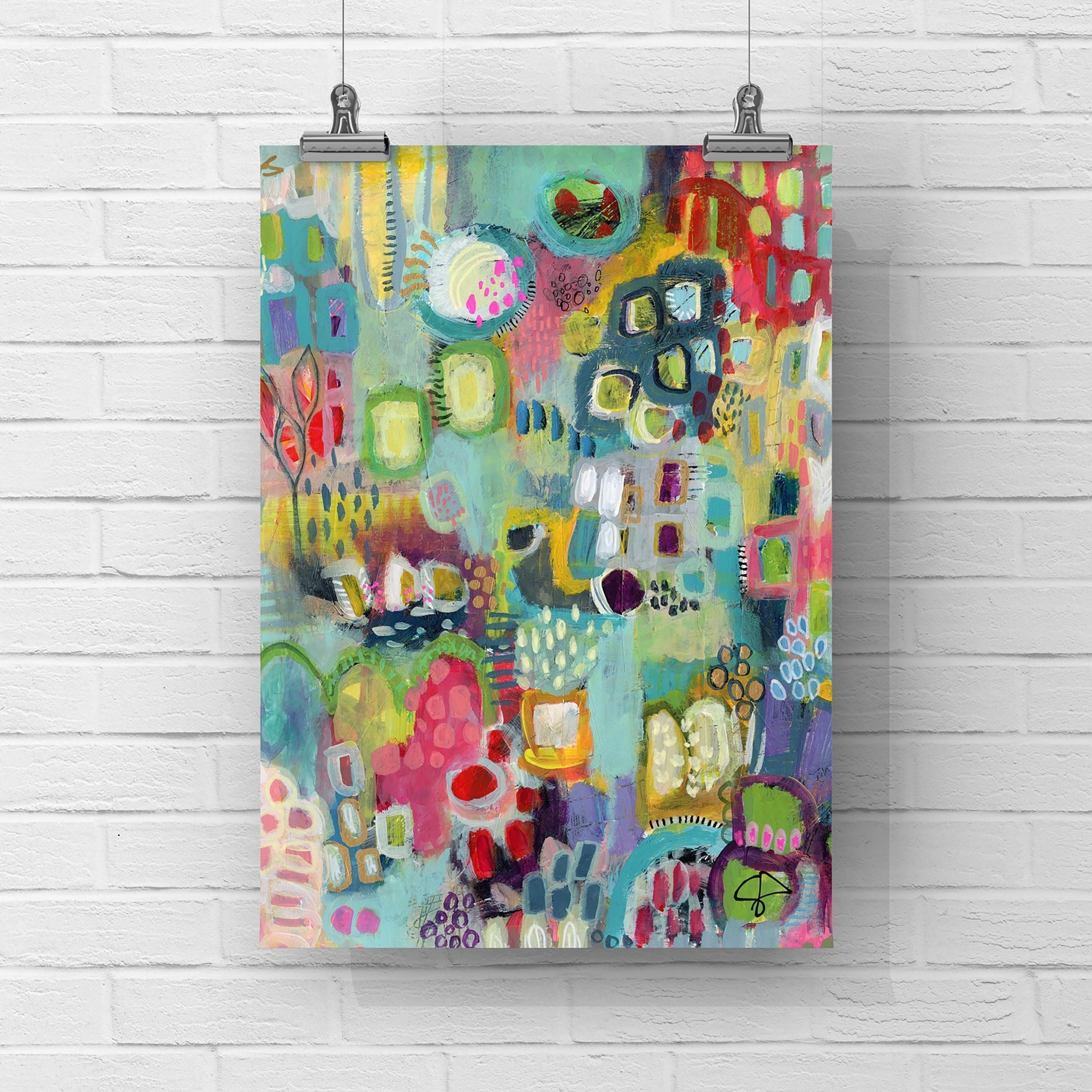 Unity in Bloom Abstract Print - Etsy