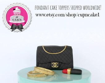 Chanel cake topper | Etsy