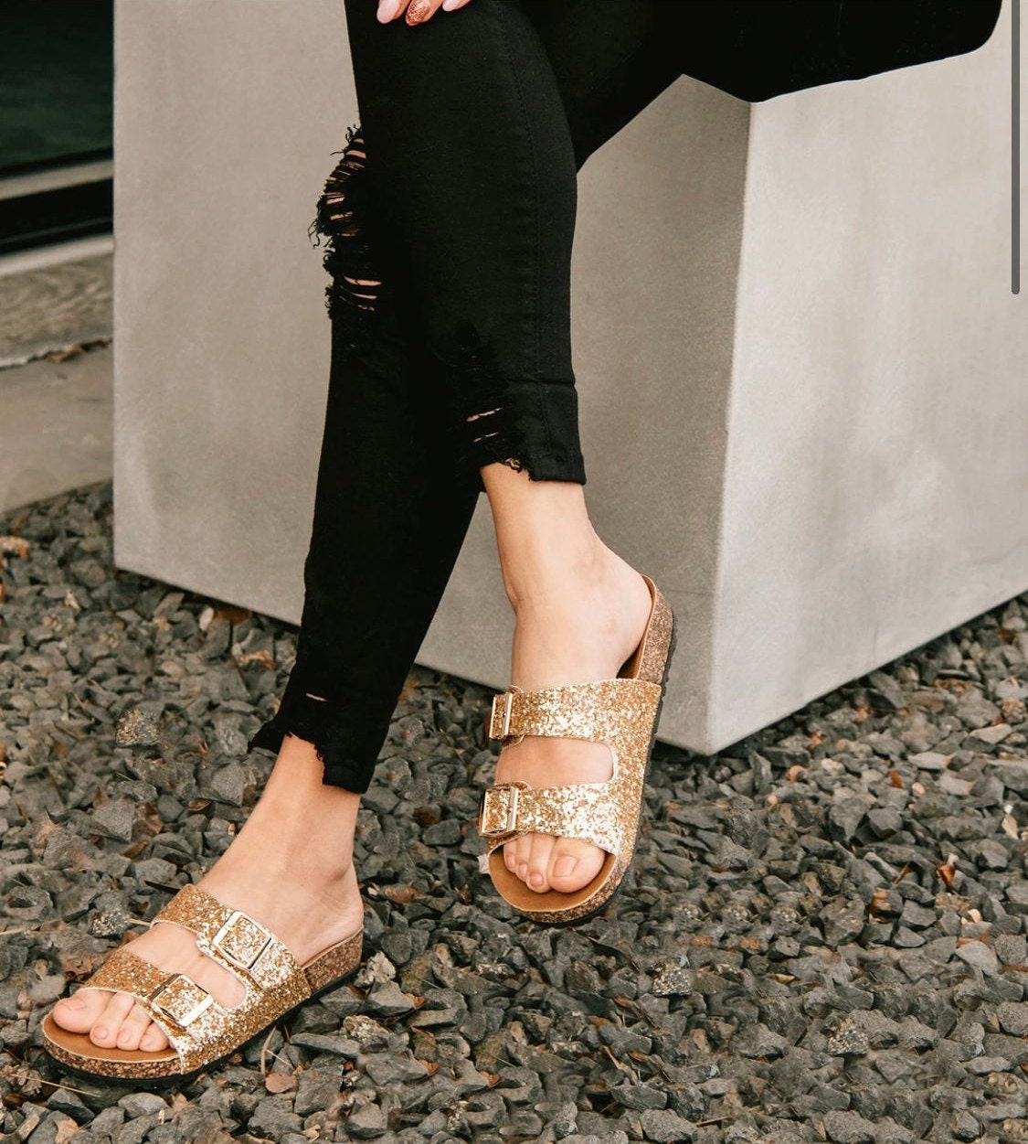 Custom Glitter Sandals | Bling Sandals | Glitter Slides | Bling Slides ...