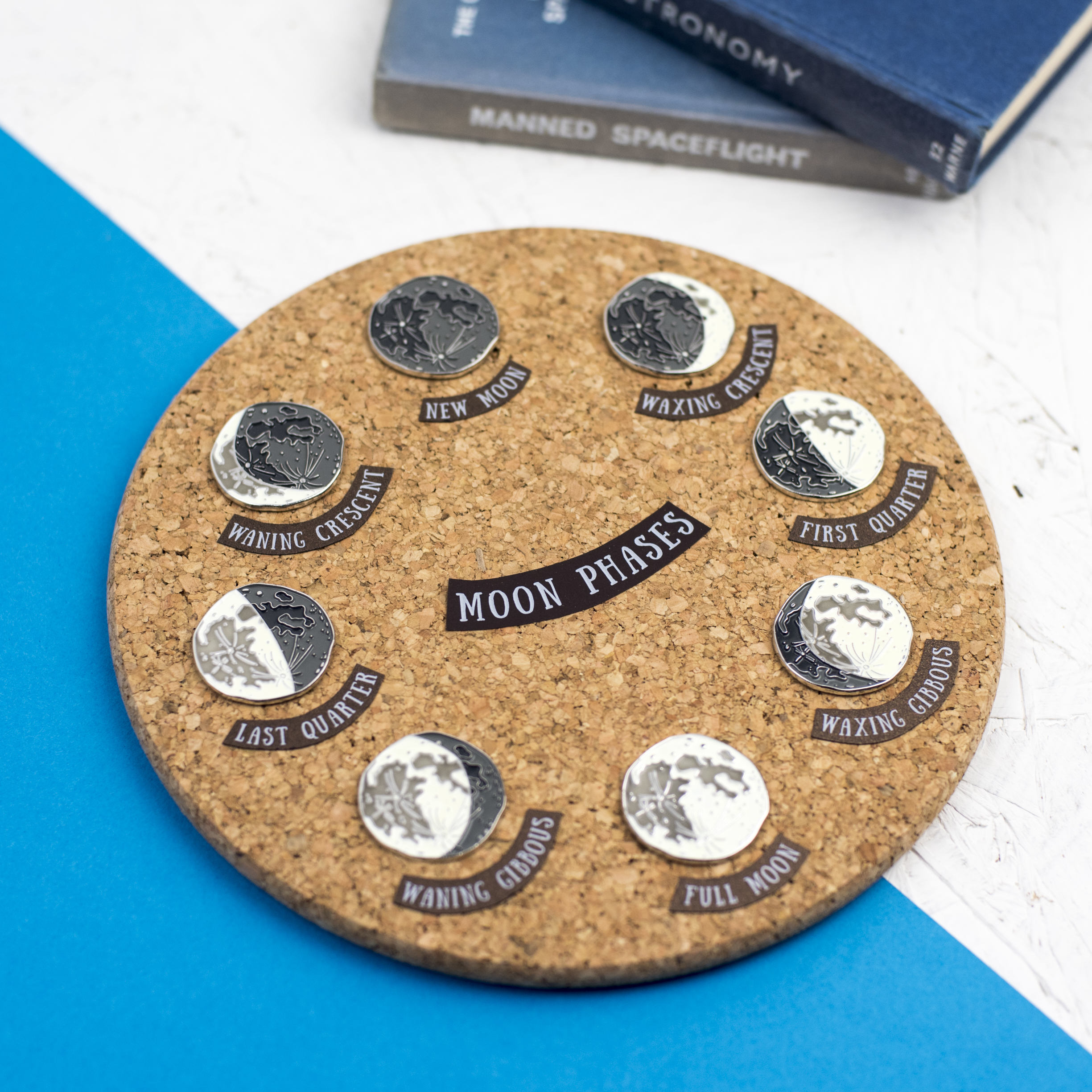 Celestial Jewelry Personalised MOON PHASE Enamel Pin Gift Set New ...