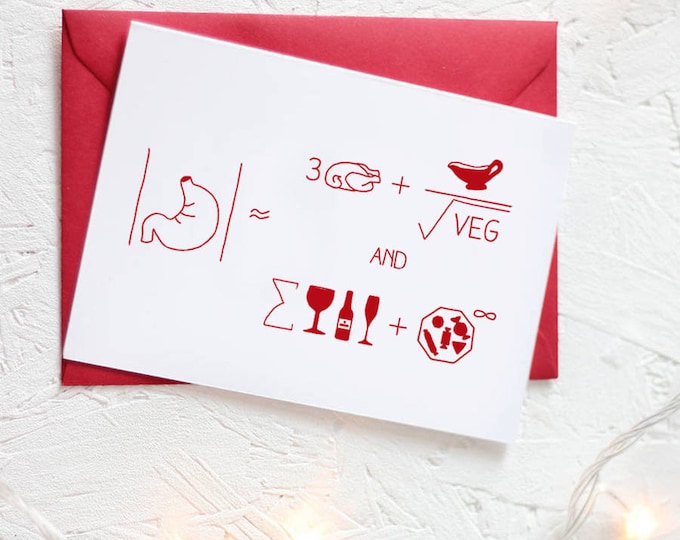 12 DAYS GEEK CHRISTMAS Cards Set Funny Science Twist Carol - Etsy