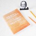 GALILEO QUOTE NOTEBOOK Inspirational Orange Stationery Famous - Etsy UK