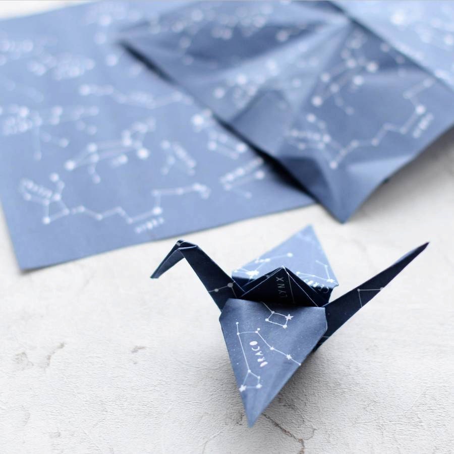 CONSTELLATIONS ORIGAMI PAPER Letter Writing Set 'stariami' Starry ...