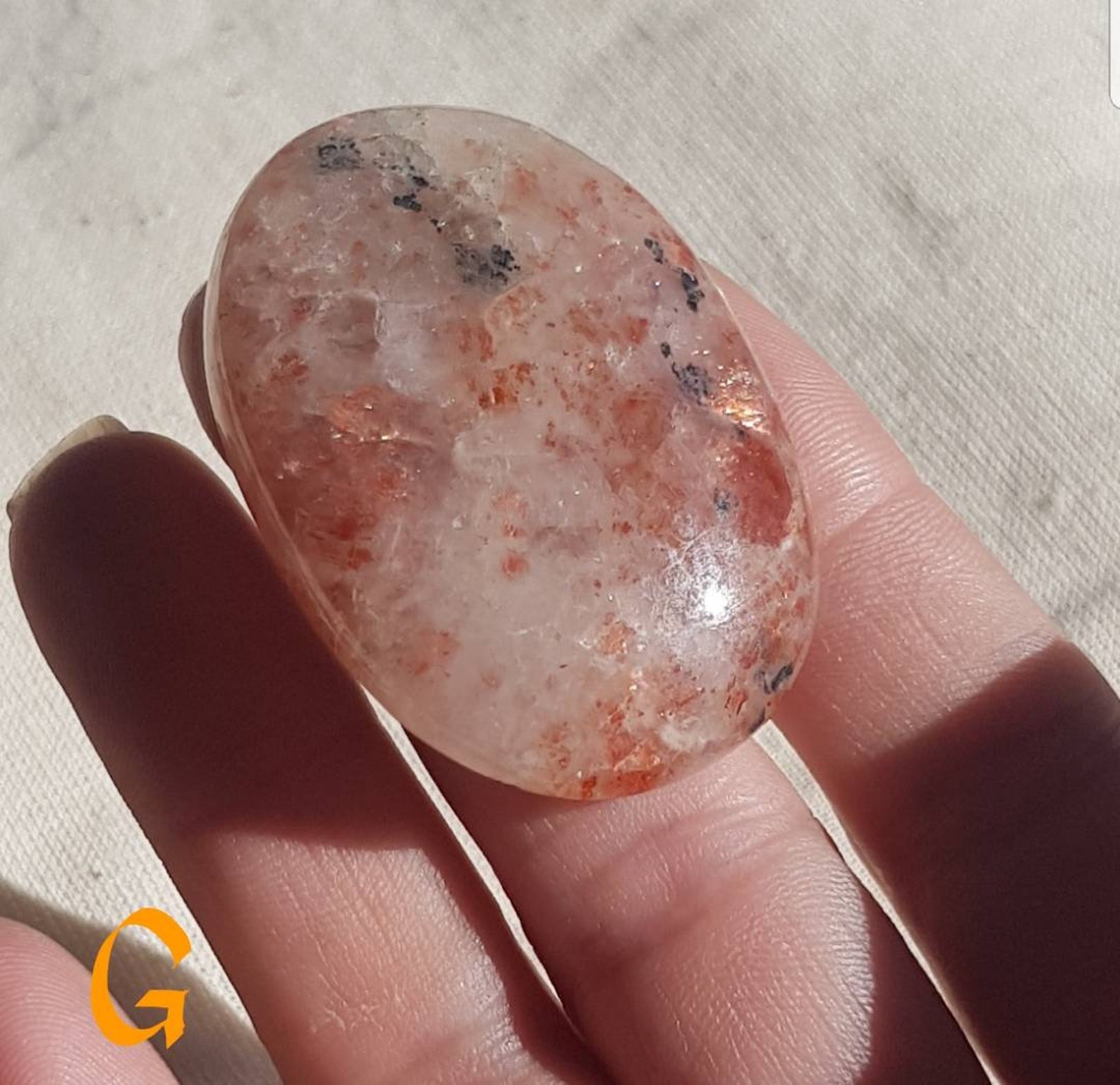 Australian sunstone cabochons feldspar handcut | Etsy