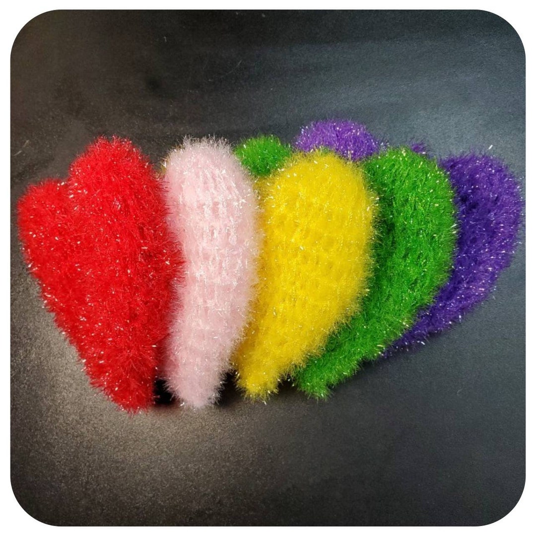 5-pc Set / Dish Scrubbies, Eco-friendly Fruit Scrubber, Scrubby ...