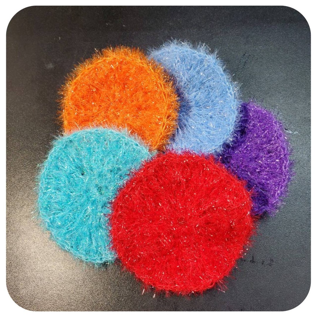 5-pc Set / Dish Scrubbies, Eco-friendly Fruit Scrubber, Scrubby ...